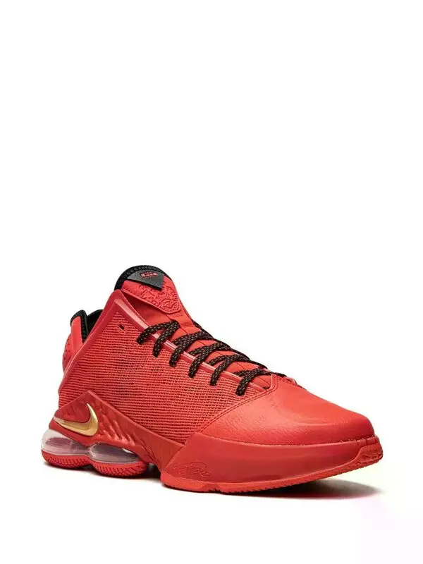 Nike Lebron 19 Low Light Crimson Sneakers - Red