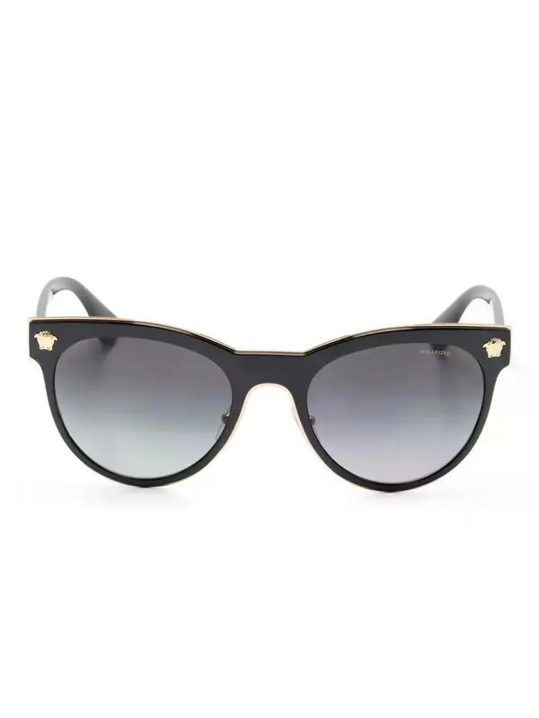 Versace Medusa Detail Cat-eye Sunglasses - Black