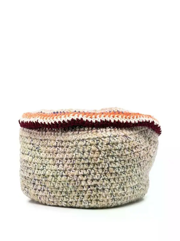 VITELLI Chunky-knit Wool Shoulder Bag