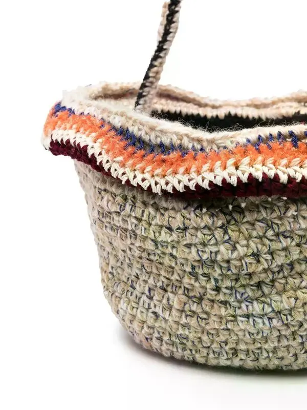 VITELLI Chunky-knit Wool Shoulder Bag