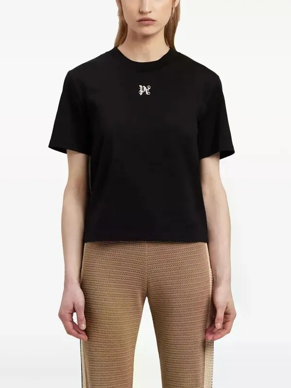 Palm Angels Pa Monogram Cotton T-shirt