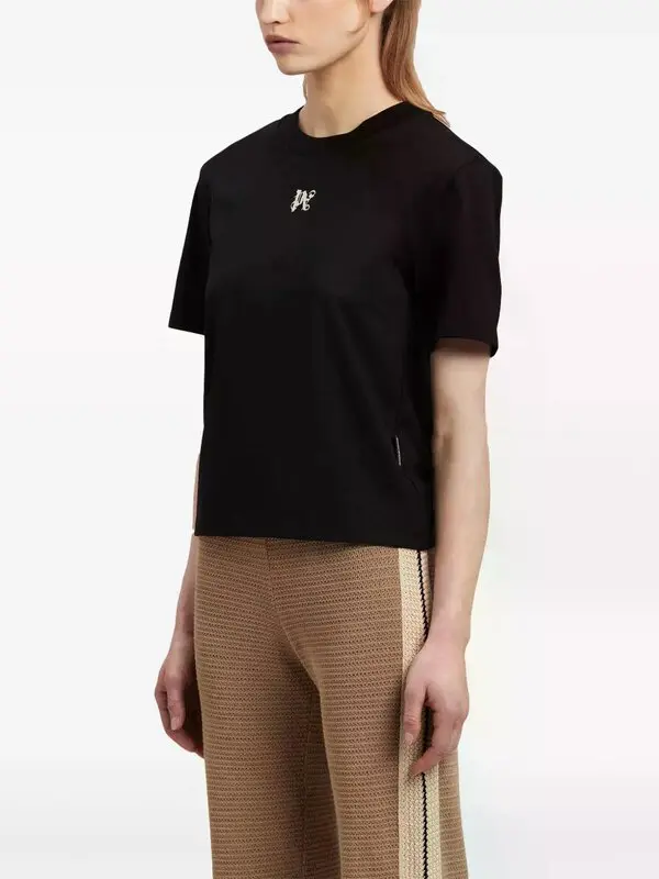 Palm Angels Pa Monogram Cotton T-shirt