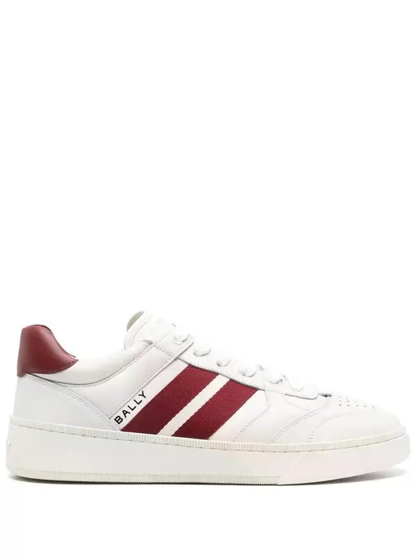 Bally Raise Leather Sneakers - White