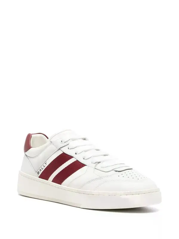 Bally Raise Leather Sneakers - White