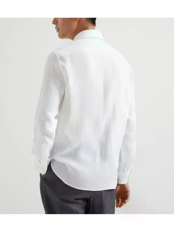 Brunello Cucinelli Eco-linen Shirt - White