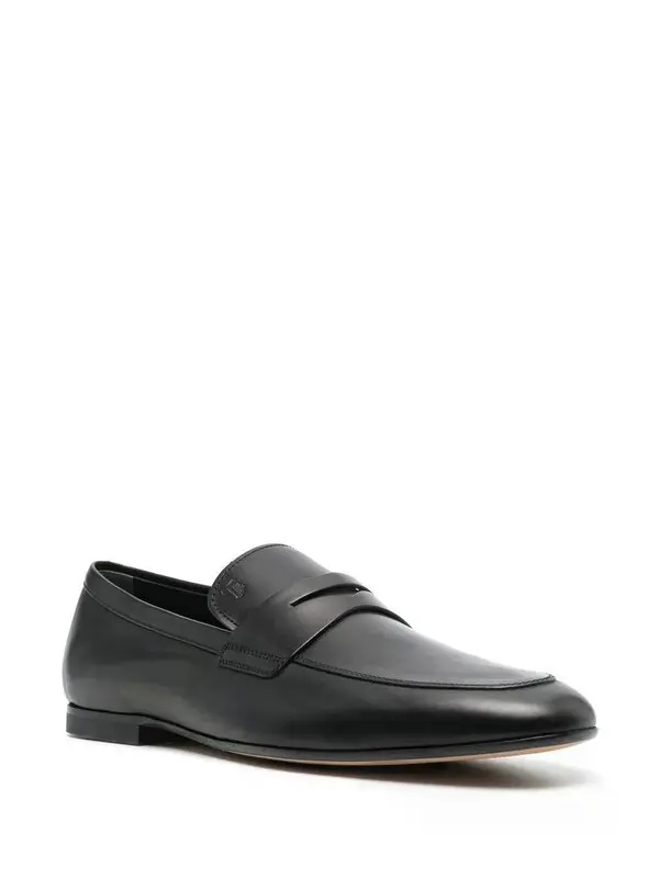 TOD'S Calf Leather Slip-on Loafers