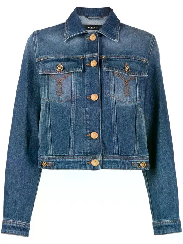 Versace X Dua Lipa Medusa '95 Denim Jacket - Blue