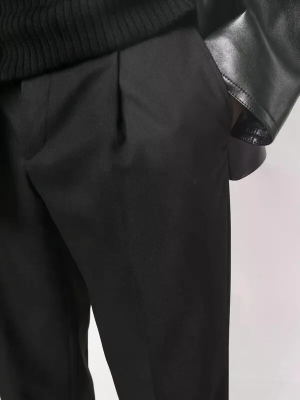 SUNFLOWER Cropped Straight-leg Trousers