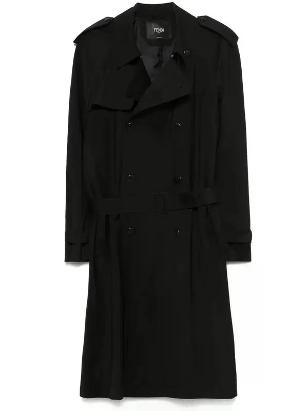 Fendi Belted Double-breasted Trench Coat