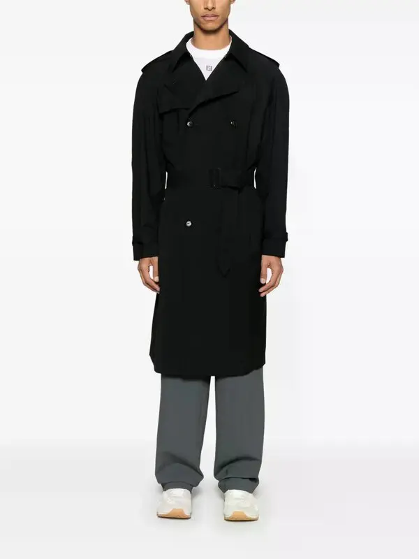 Fendi Belted Double-breasted Trench Coat