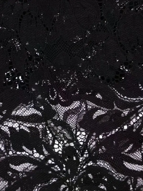 Rabanne Floral Lace Sheer Skirt
