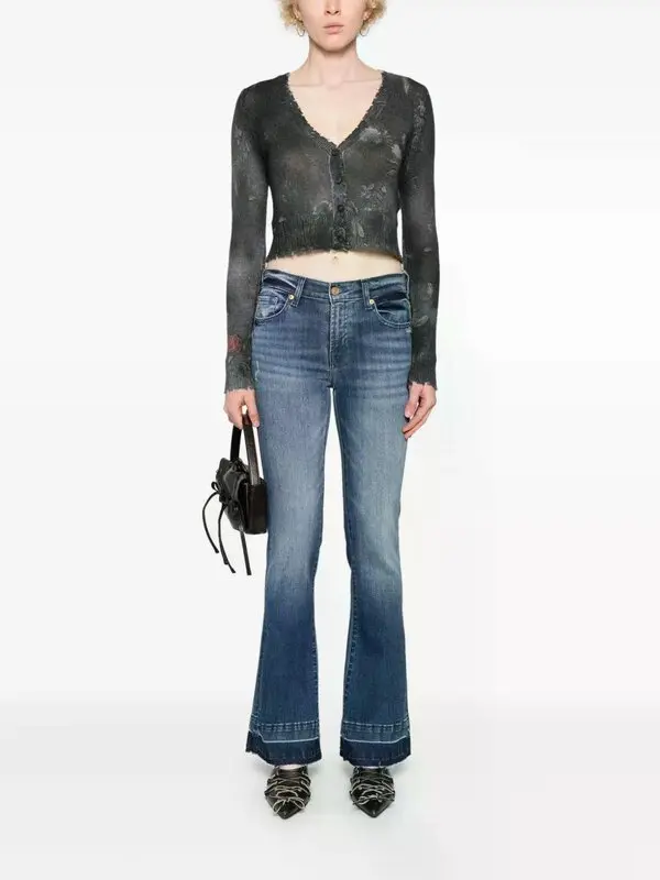 7 For All Mankind Tailorless Mid-rise Bootcut Jeans