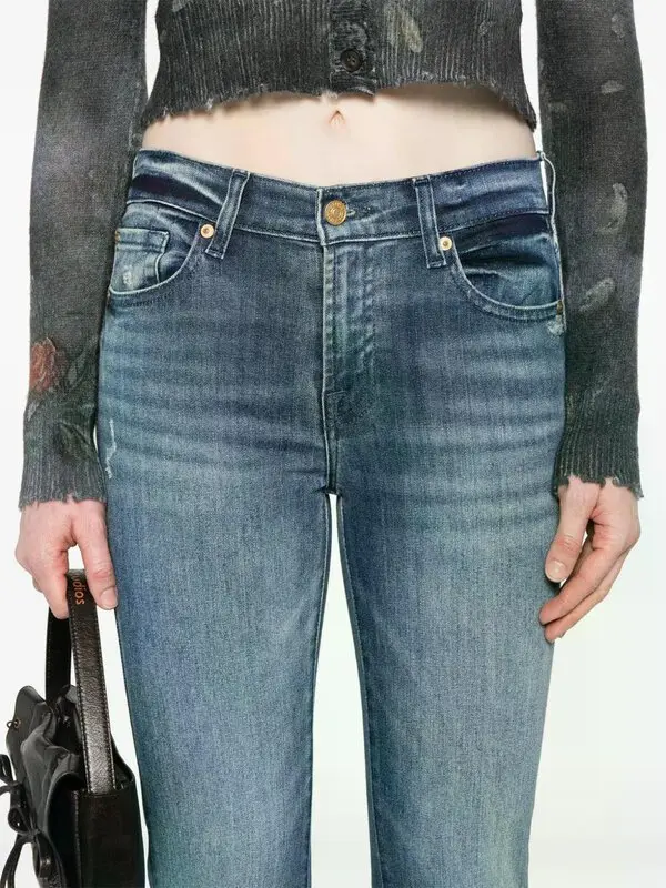 7 For All Mankind Tailorless Mid-rise Bootcut Jeans