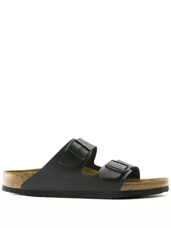 BIRKENSTOCK Arizona Double Buckle Sandals - Black
