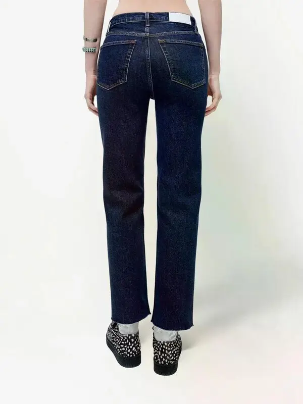 RE/DONE 70s Stove Pipe Mid-rise Jeans
