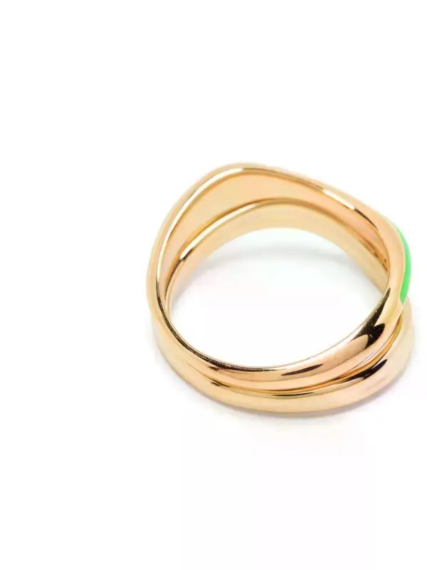 MARIA BLACK Soma Neon-plated Ring Stack - Gold