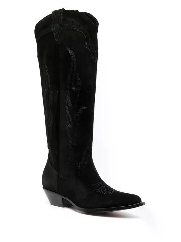 SONORA 40mm Western-style Suede Boots