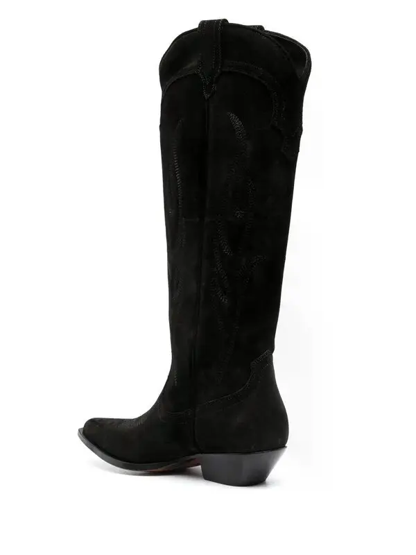 SONORA 40mm Western-style Suede Boots
