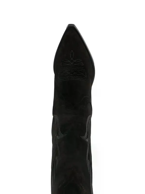 SONORA 40mm Western-style Suede Boots