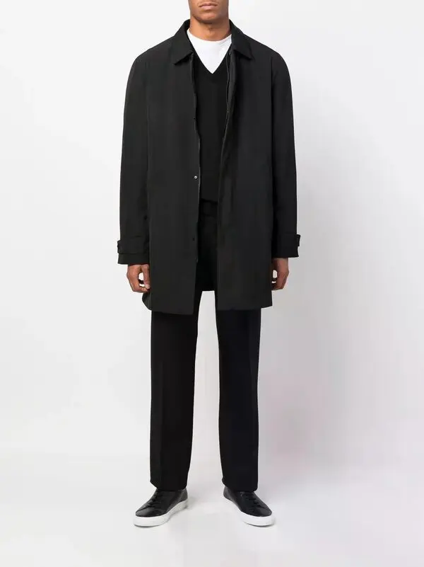 ZANONE V-neck Knit Jumper - Black