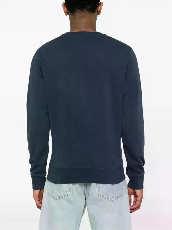 Maison Kitsuné Fox Motif Sweatshirt - Blue