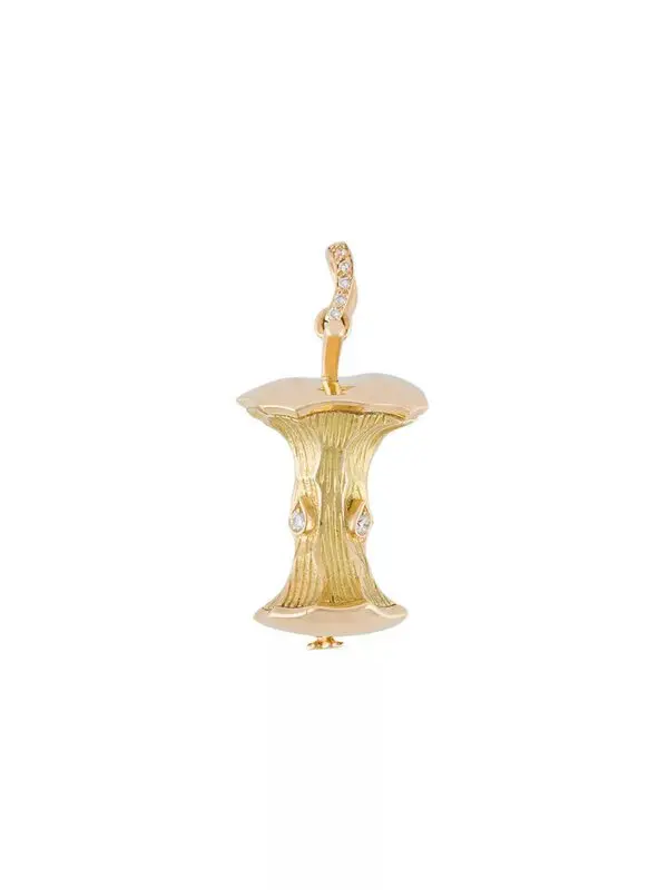 AURÉLIE BIDERMANN Big Apple Diamond Pendant - Yellow