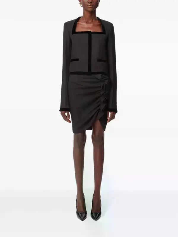 Nina Ricci Draped Ruffle Skirt