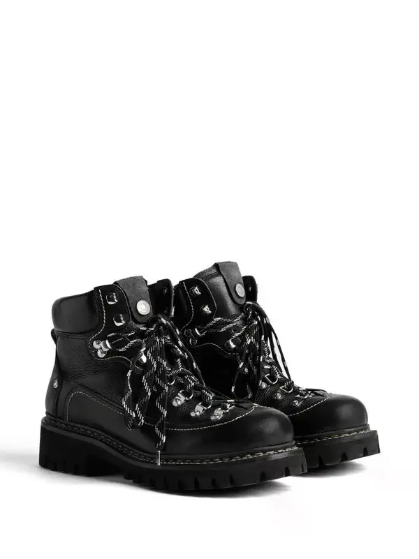 Dsquared2 Leather Hiking Boots