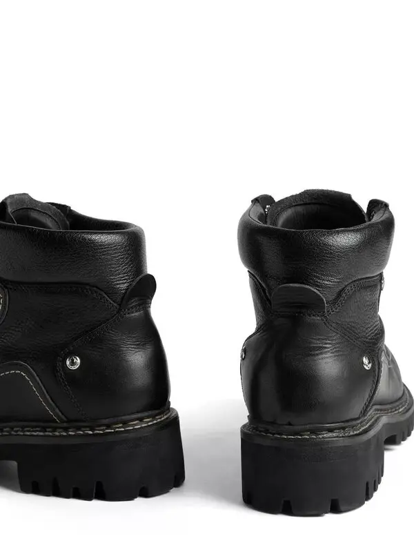 Dsquared2 Leather Hiking Boots
