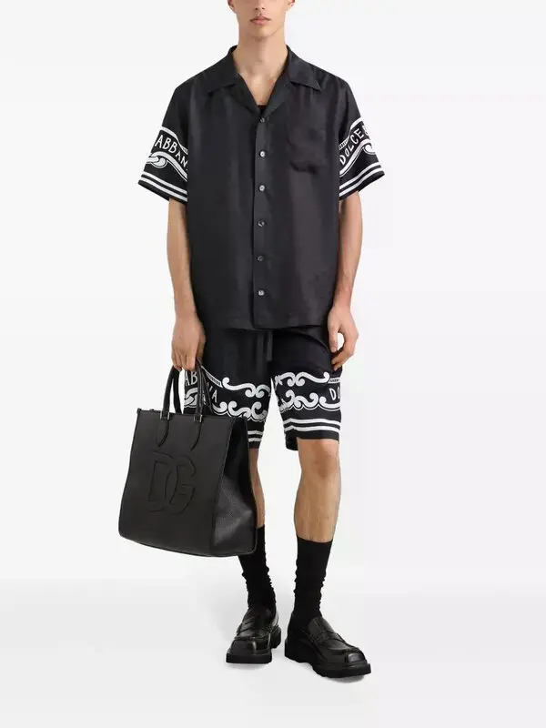 Dolce & Gabbana Printed Silk Shirt