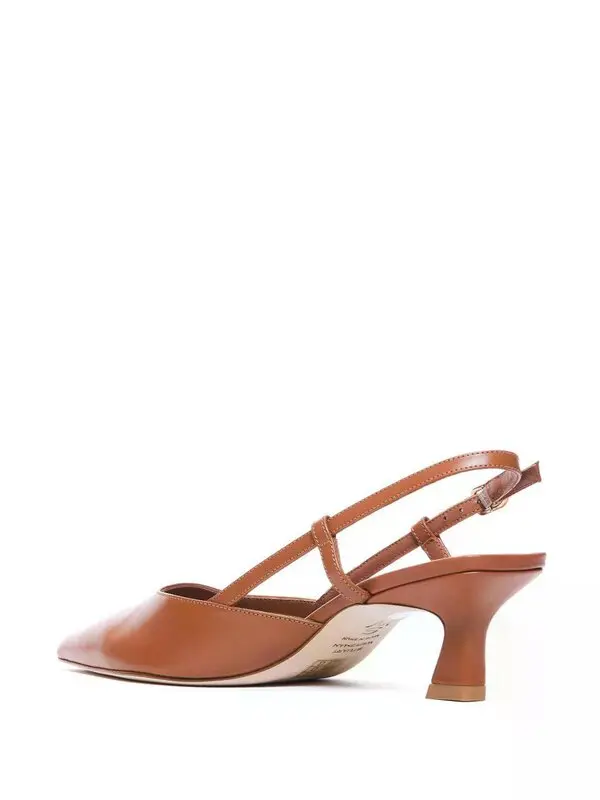 STUART WEITZMAN 50mm Vinnie Slingback Pumps - Brown