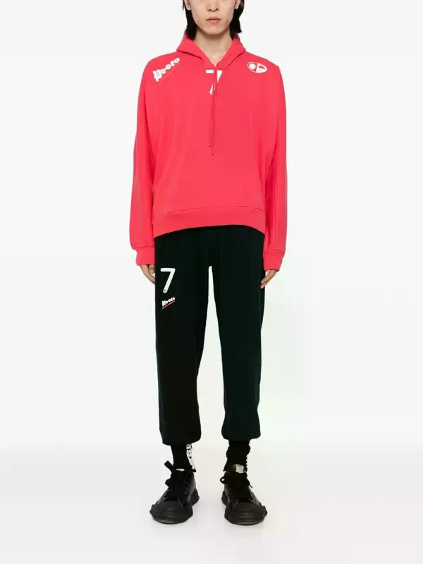 PROTOTYPES Hooded Sweatshirt With Drawstring - Red