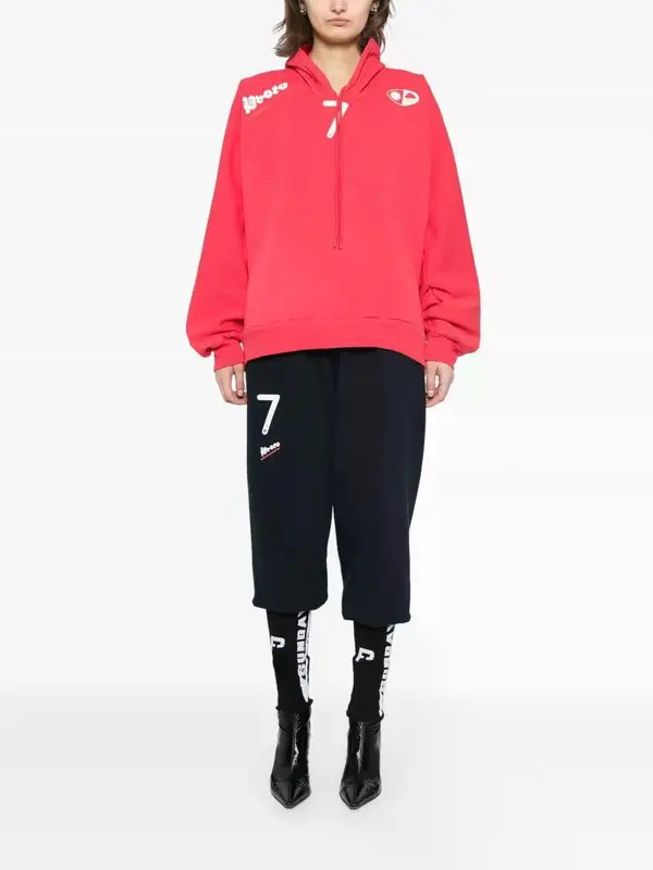 PROTOTYPES Hooded Sweatshirt With Drawstring - Red