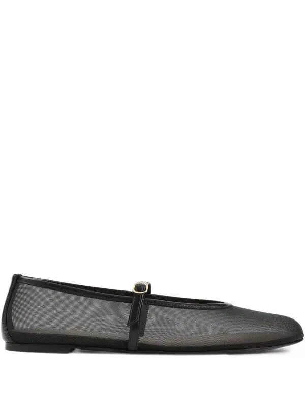 STUART WEITZMAN Leather Ballerina Shoes - Black