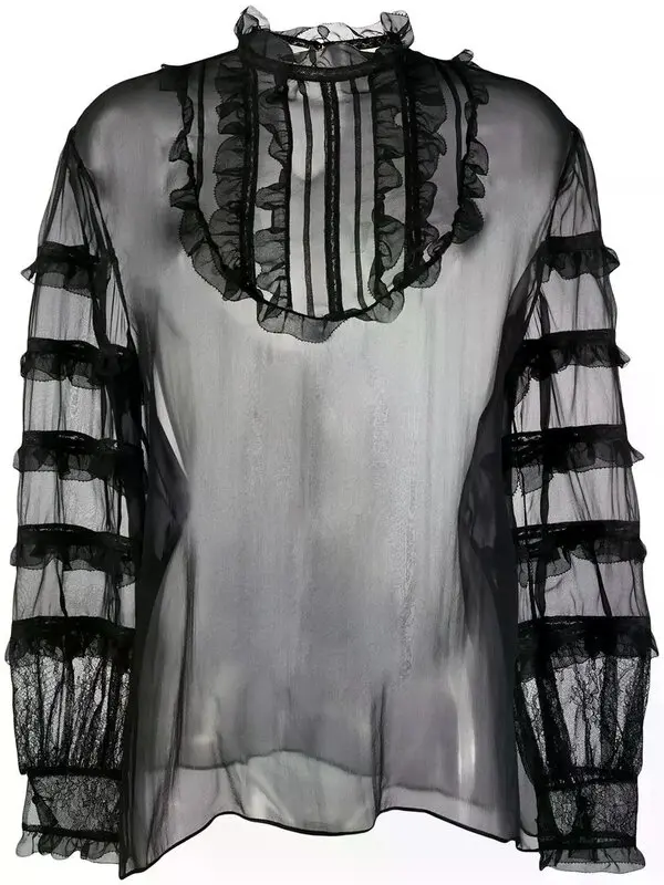 Valentino Garavani Sheer Organza Blouse