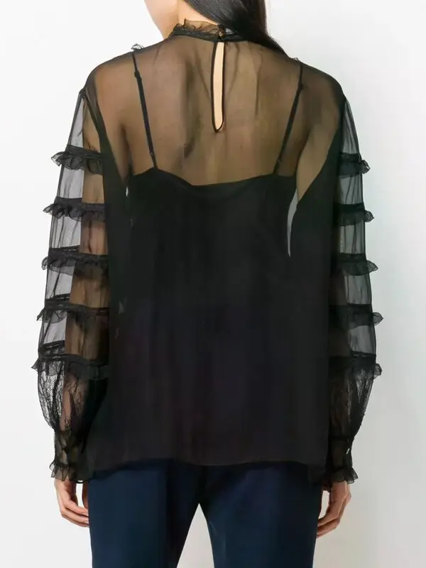 Valentino Garavani Sheer Organza Blouse