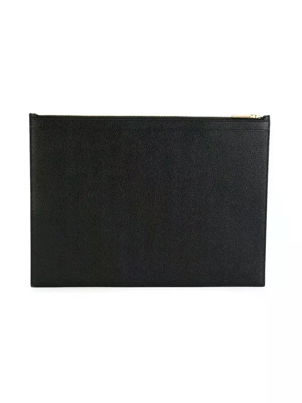 Thom Browne Logo-stamp Leather Document Holder