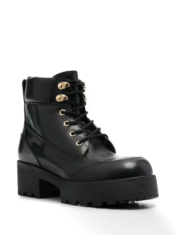 Givenchy Trekker Leather Combat Boots