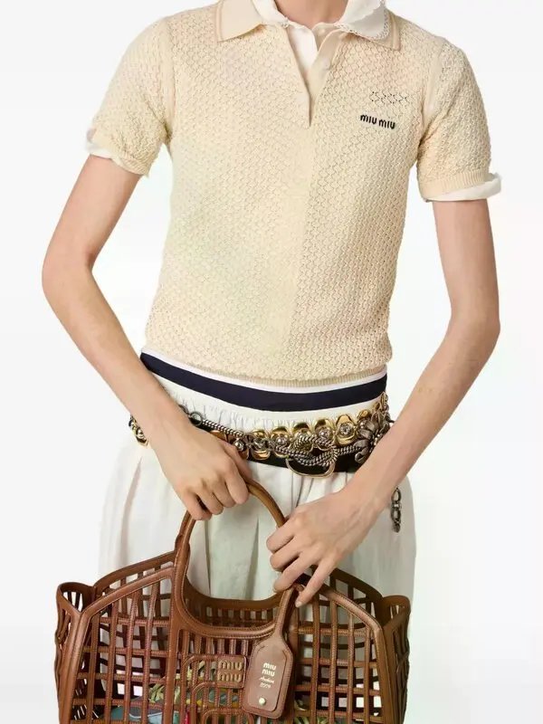 Miu Miu Cotton Polo Shirt