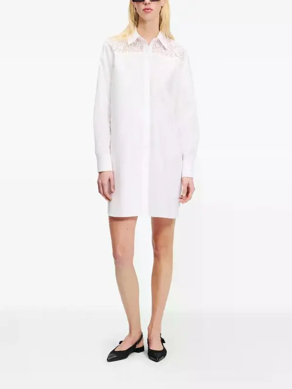 Karl Lagerfeld Lace Detail Shirt
