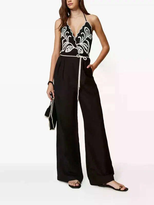 TWINSET Embroidered Jumpsuit