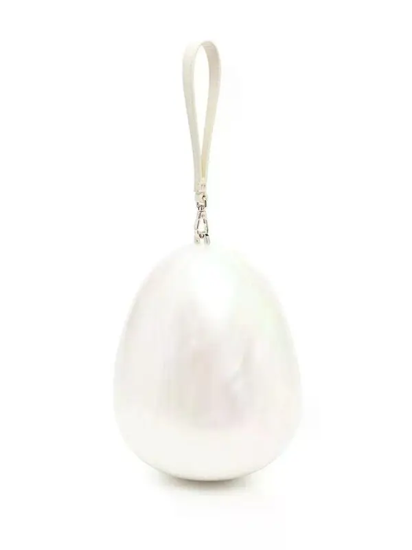 Simone Rocha Egg Faux Pearl Tote - Neutrals