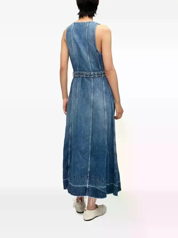 GANNI Denim Maxi Dress