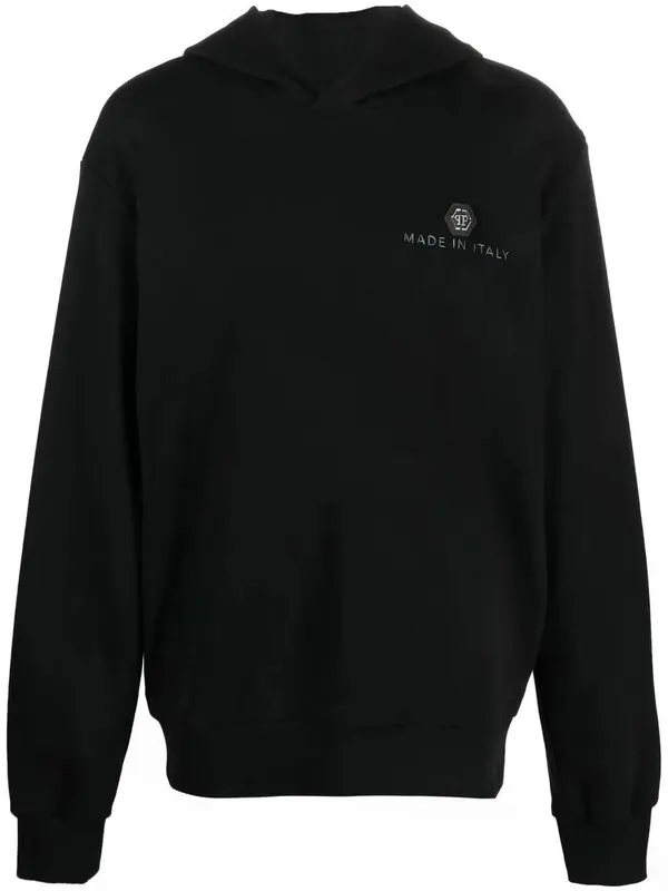 Philipp Plein Cotton Logo-print Hoodie