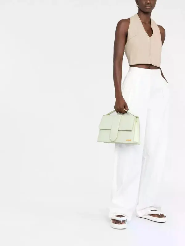 Jacquemus Le Bambinou Leather Tote Bag - Green