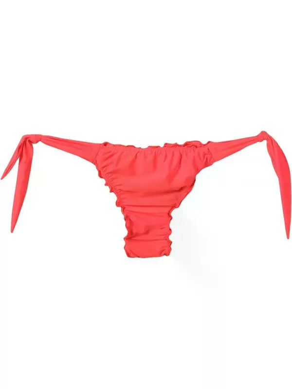 AMIR SLAMA Frilled Bikini Bottoms - Red