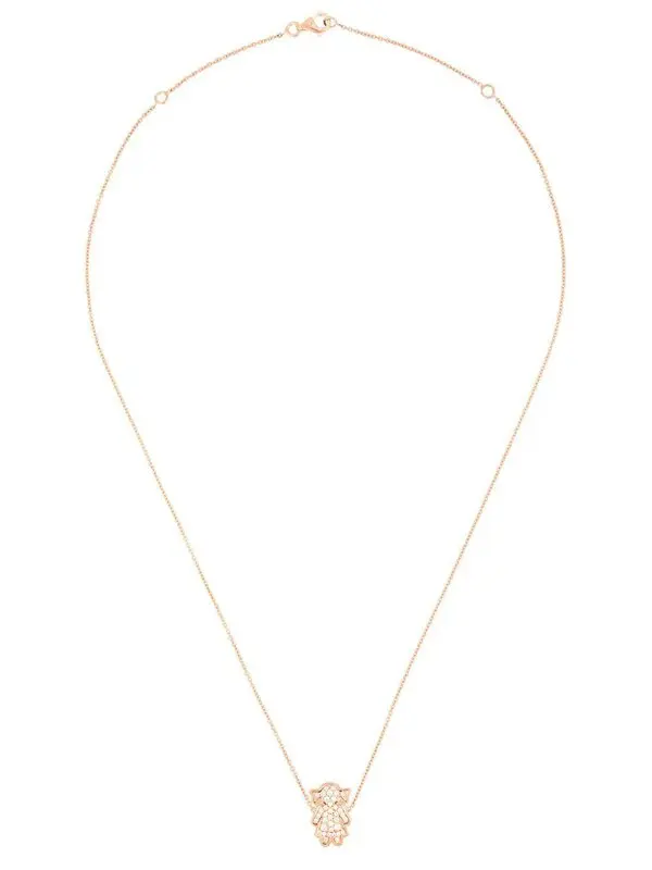 ALINKA Masha Diamond Pendant Necklace - Metallic