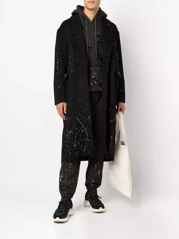 MOSTLY HEARD RARELY SEEN Paint-splattered Overcoat