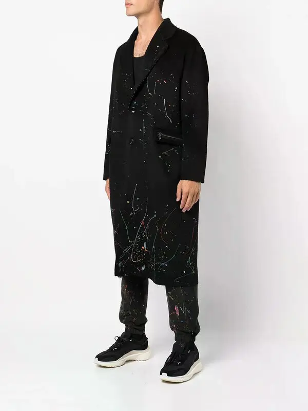 MOSTLY HEARD RARELY SEEN Paint-splattered Overcoat