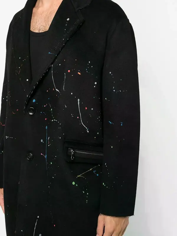 MOSTLY HEARD RARELY SEEN Paint-splattered Overcoat